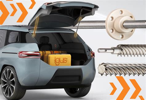 Injection Molded Lead Screw Assemblies In Automotive Industry Igus Press