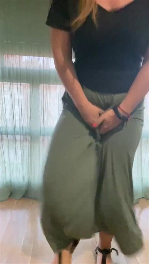 WILDLY Desperate Skirt Wetting ThisVid