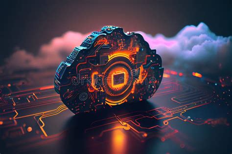 Cloud Computing Technology AI Generated Stock Illustration Illustration Of Service Digital