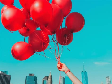 Holding Balloon Strings Images Free Download On Freepik