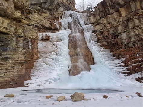 გაყინული ბიისის ჩანჩქერი წეროსხევი ატენის სიონი 0 Gel საქართველოს ბილიკებზე