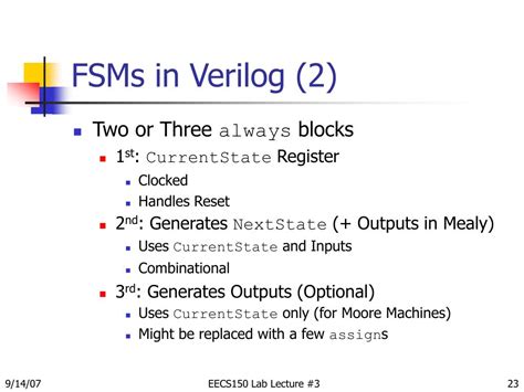 ppt verilog synthesis and fsms powerpoint presentation free download
