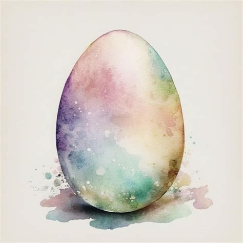 Premium Photo Beautiful Easter Egg Watercolour Texture
