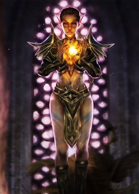 Almalexia Of The Tribunal Sara Rahim Elder Scrolls Art Elder