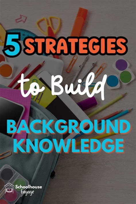5 Strategies To Activate Background Knowledge Schoolhouse Engage