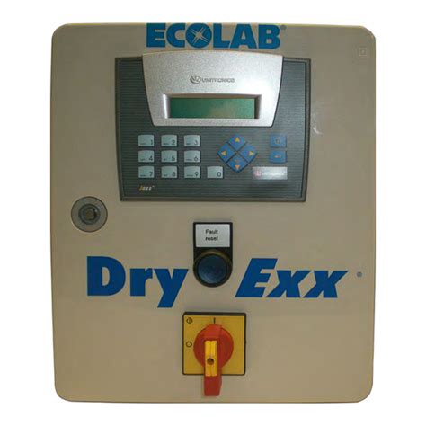 Ecolab Dryexx Small Operating Instructions Manual Pdf Download Manualslib