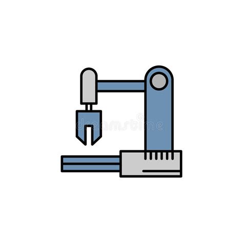Robotics Assembly Outline Icon Signs And Symbols Can Be Used For Web Logo Mobile App Ui Ux