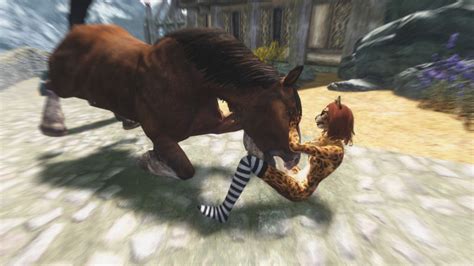 Rule 34 3d Anthro Discombobulation Equine Feline Feral Horse Khajiit