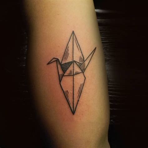 Origami Crane Watercolor Tattoo 61 Beautiful Origami Inspired Tattoo