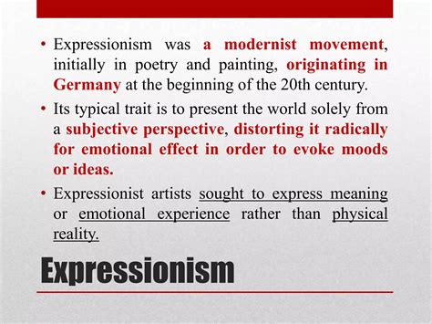 Expressionism Musicppt