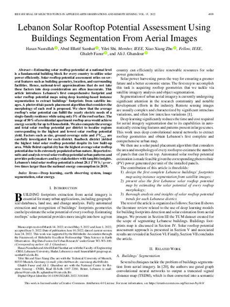 pdf lebanon solar rooftop potential assessment using buildings