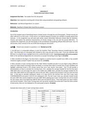 Lab Climate Lab GEOG Lab Manual Lab Laboratory CLIMATE DATA