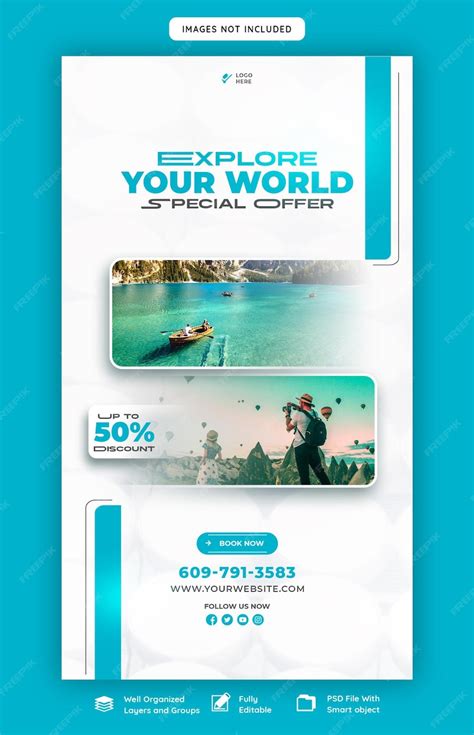 Premium Psd Travel And Tourism Instagram And Facebook Story Template