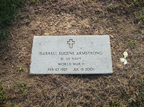 Darrell Eugene Armstrong 1927 2001 Find A Grave Memorial