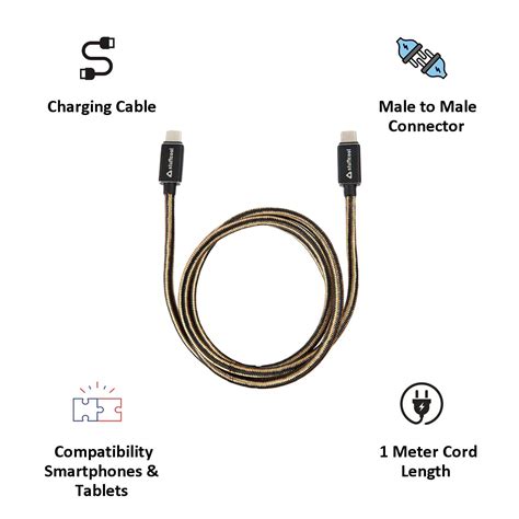 Buy Stuffcool Cm Usb Type C Usb Cable Knight Blk Black Online Croma
