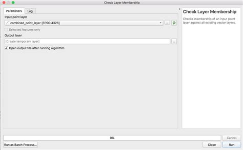 Qgis Scripting — Checking Point Membership Within Vector Layer Features