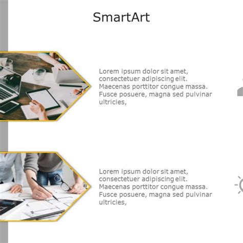 SmartArt List Picture Accent Steps PowerPoint Template
