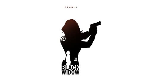 Black Widow Avengers Silhouette