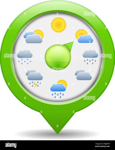 weather forecast map cut out stock images and pictures alamy