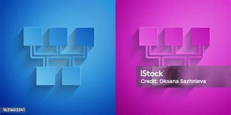파란색과 보라색 배경에 격리 된 용지 절단 기어 시프터 아이콘 전송 아이콘입니다 종이 아트 스타일 벡터 개념에 대한 스톡 벡터 아트 및 기타 이미지 Istock