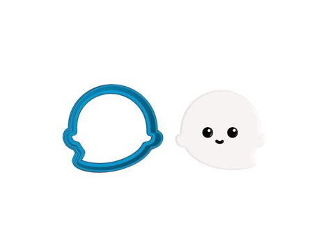 Stl File Halloween Kawaii Ghost Mini Cookie Cutter 🎃 ・3d Print Design