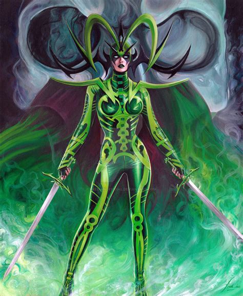 Hela Original Art Marvel Unbound 2 By Fredianofficial On Deviantart