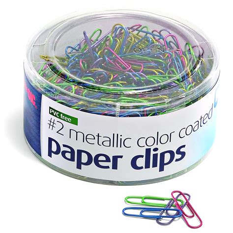 Large Paper Clips Officemate 750 Paper Clips Vinyl Coated Assorted