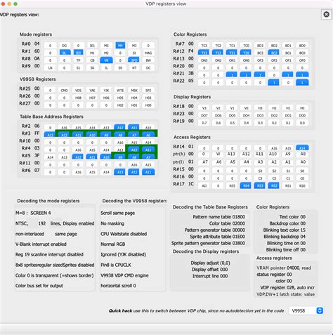relevant information missing from the vdp registers view · issue 148