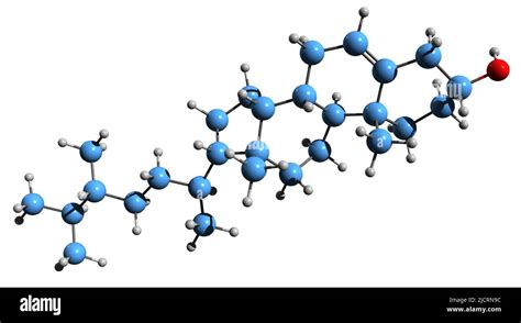 3d Image Of Campesterol Skeletal Formula Molecular Chemical Structure Of Phytosterol Isolated