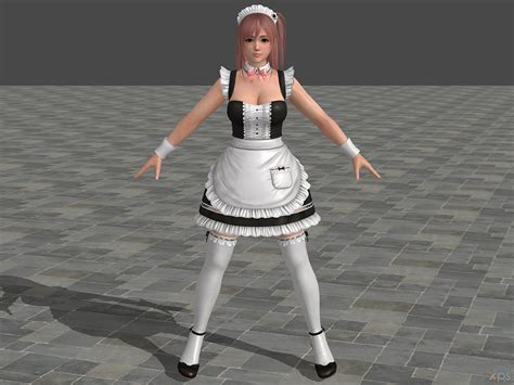 Doa Lr Honoka Maid Costume Updated By Zareef On Deviantart