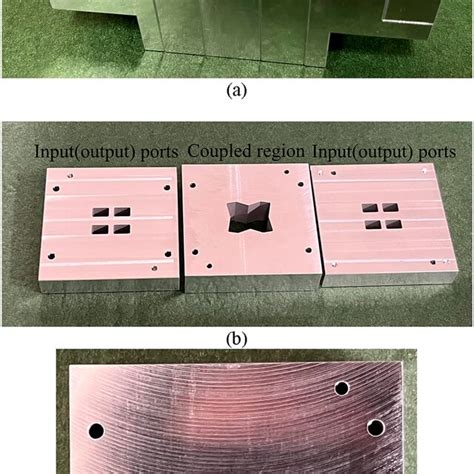 Photographs Of The Manufactured Two‐plane Coupler A Overall