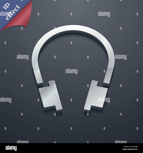 Headsets Icon Symbol 3d Style Trendy Modern Design With Space For