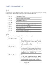 Week 10 Practice Exercises Pdf LINA01 Prac Ce Exercises 10 Part 1 For Each Of The Following