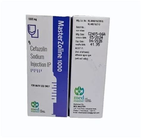 Cefazolin Sodium 1gm Injection 1000 Mg Vial At ₹ 4195vial In