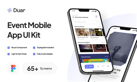 Duar Event Mobile App Ui Kit Figma Duar Event Mobile App Ui Kit Figma
