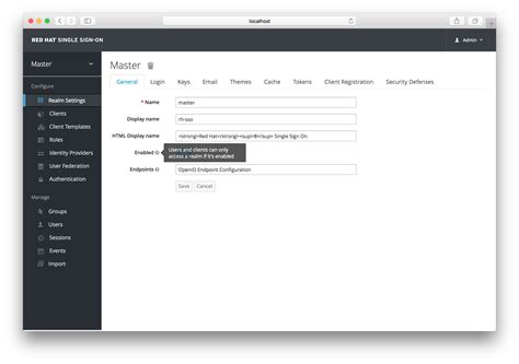 chapter 3 admin console red hat single sign on 7 1 red hat customer