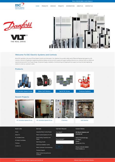 Esc Homepage Affordable Website Design Dublin