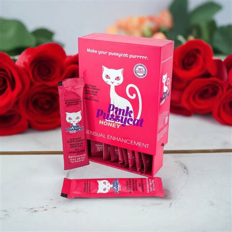 Pink Pussycat Honey Packs 12 Packets T Box Honeyforman Usa