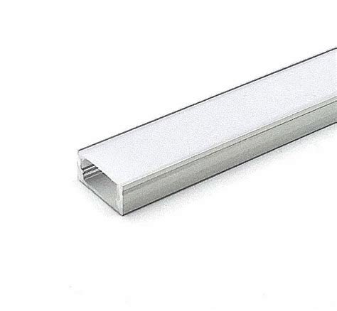 Aл профил за ЛЕД лента директен монтаж 3м екран НОВО Осветление за мебели разклонители