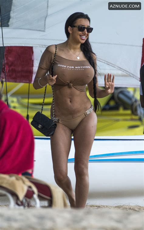 Chloe Khan Sexy On The Beach In Barbados Aznude