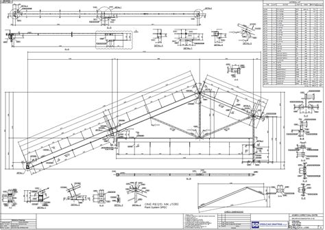 Structural Steel Detail Drawing