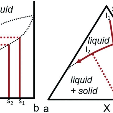 Phase Diagrams Showing The Relationship Between Liquid And Solids Upon Download Scientific
