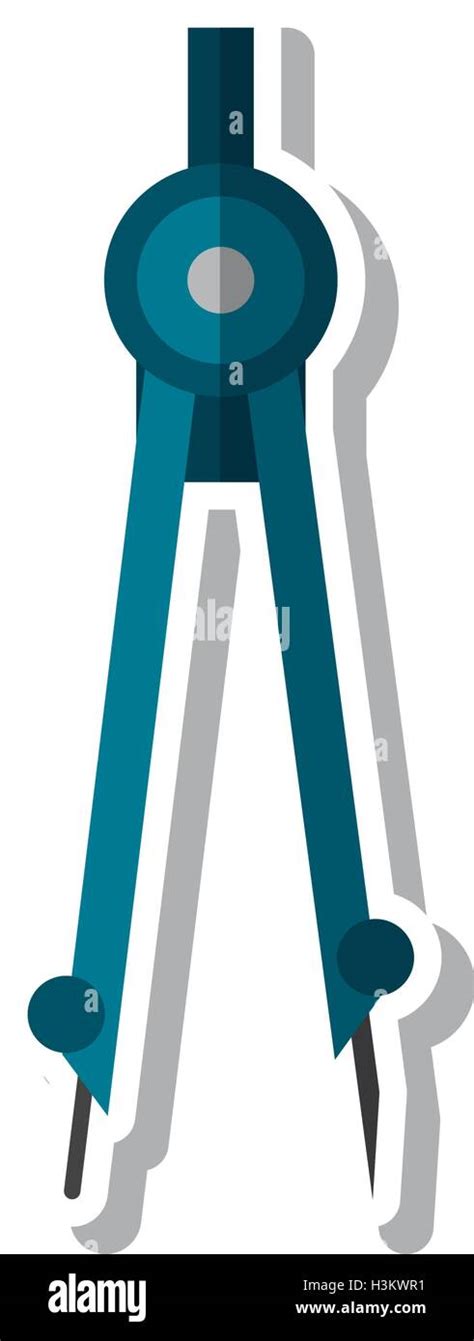 Compass Object And School Tool Design Stock Vector Image And Art Alamy