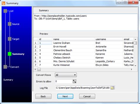 Parse Json From Open Restful Api And Save To Dbase