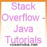 Stack Overflow Java Tutorials