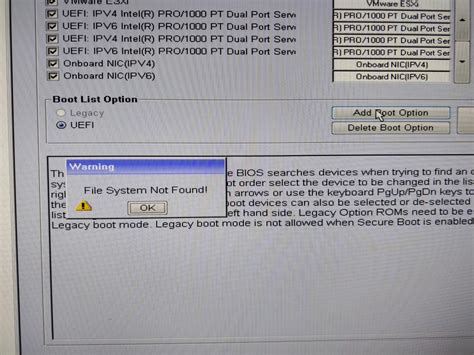 Workaround To Get Fresh Vsphere 80 Install To Boot In Uefi Mode