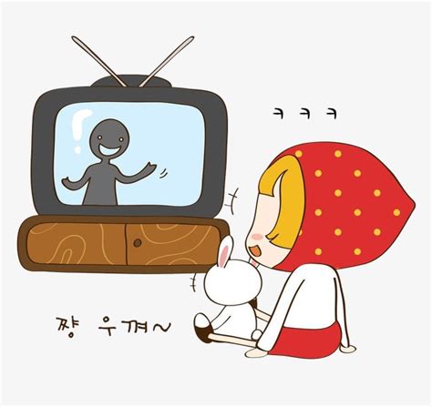 Девочка смотрит телевизор рисунок Фотоподборки 1