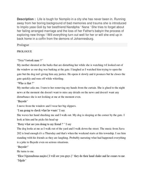 Impilo By Thando Mkhize Pdf