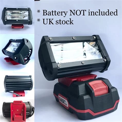LIDL PARKSIDE CORDLESS HIGH POWER LED Work Light Torch Uses X20V Drill Battery 39 15