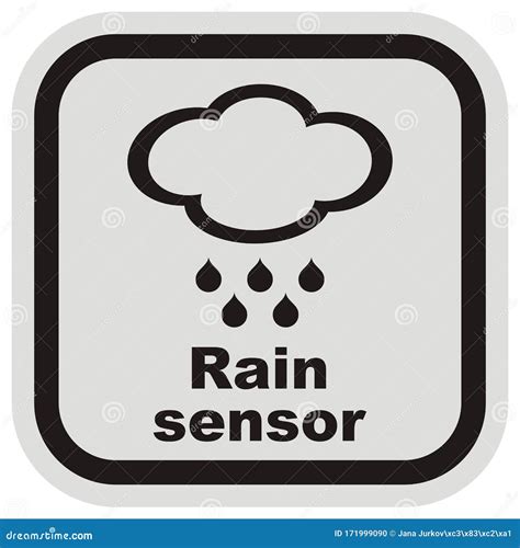 Rain Sensor Icon From Sensors Icons Collection Creative Two Colors Design Symbol Rain Sensor